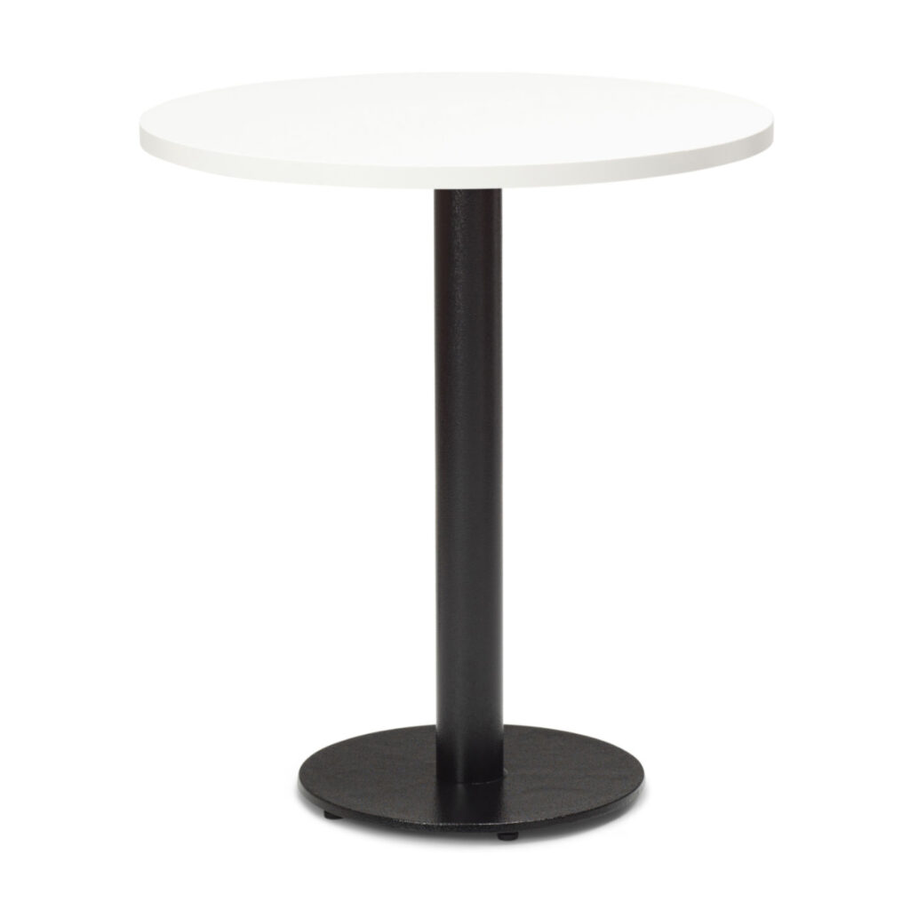 Forza Round Small Dining Height Base with Tuff Top Original MFC tops – 8 Colours | Simply Tables ...