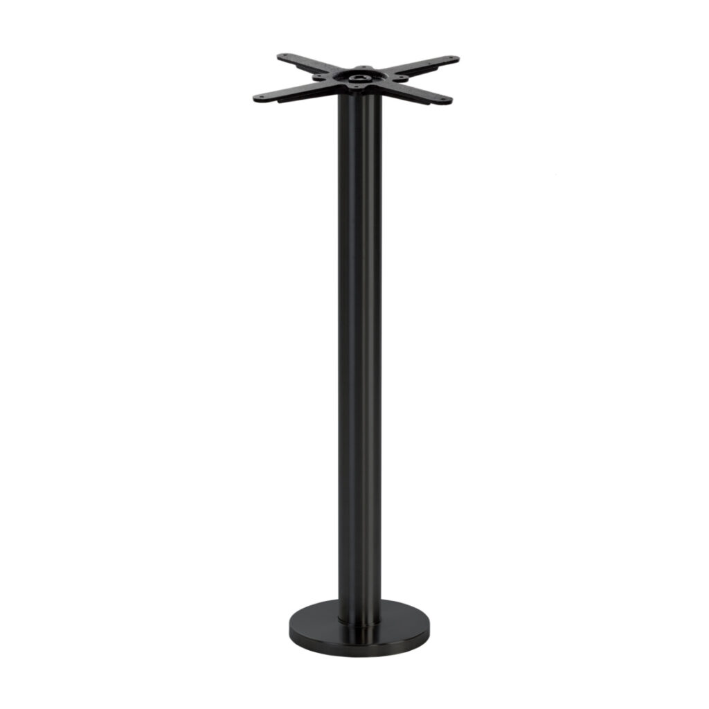 Anchor Floor Fixed Table Base - Black | Simply Tables & Chairs