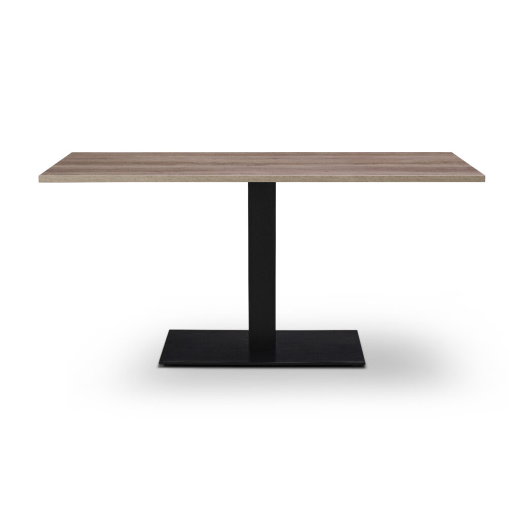 Forza Single Pedestal Dining Height Table with Tuff Top Original MFC ...
