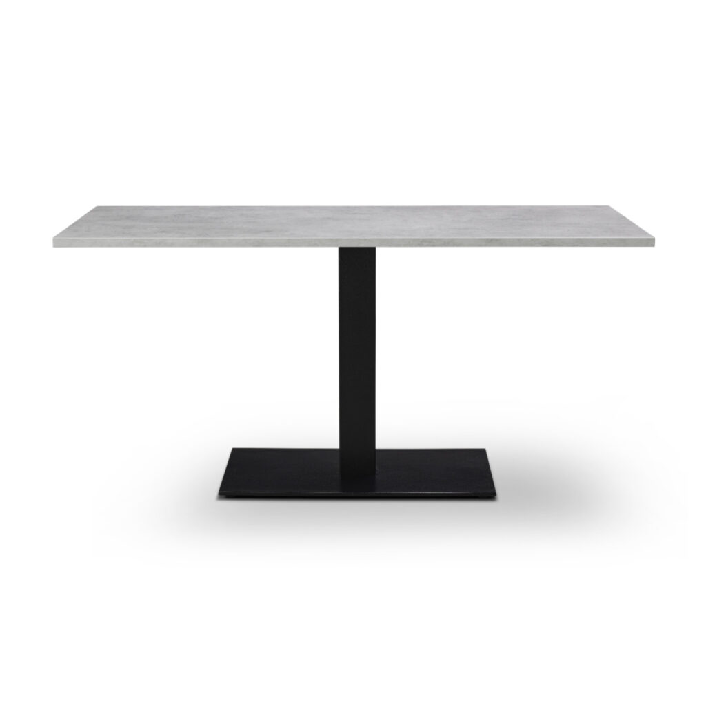 Forza Single Pedestal Dining Height Table with Tuff Top Original MFC ...