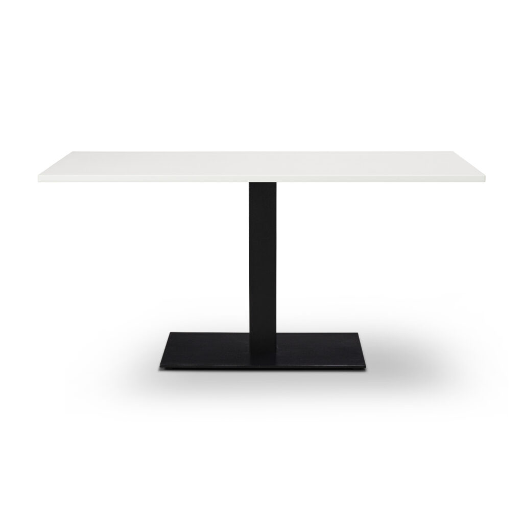 Forza Single Pedestal Dining Height Table with Tuff Top Original MFC ...