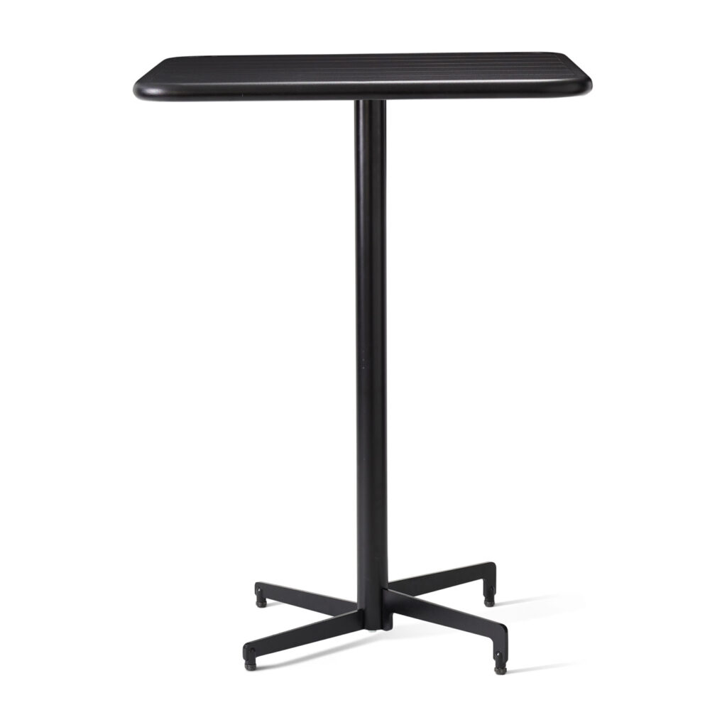 Rio 800mm Square Table Top on a Madrid Poseur height Flip Top base | Simply Tables & Chairs