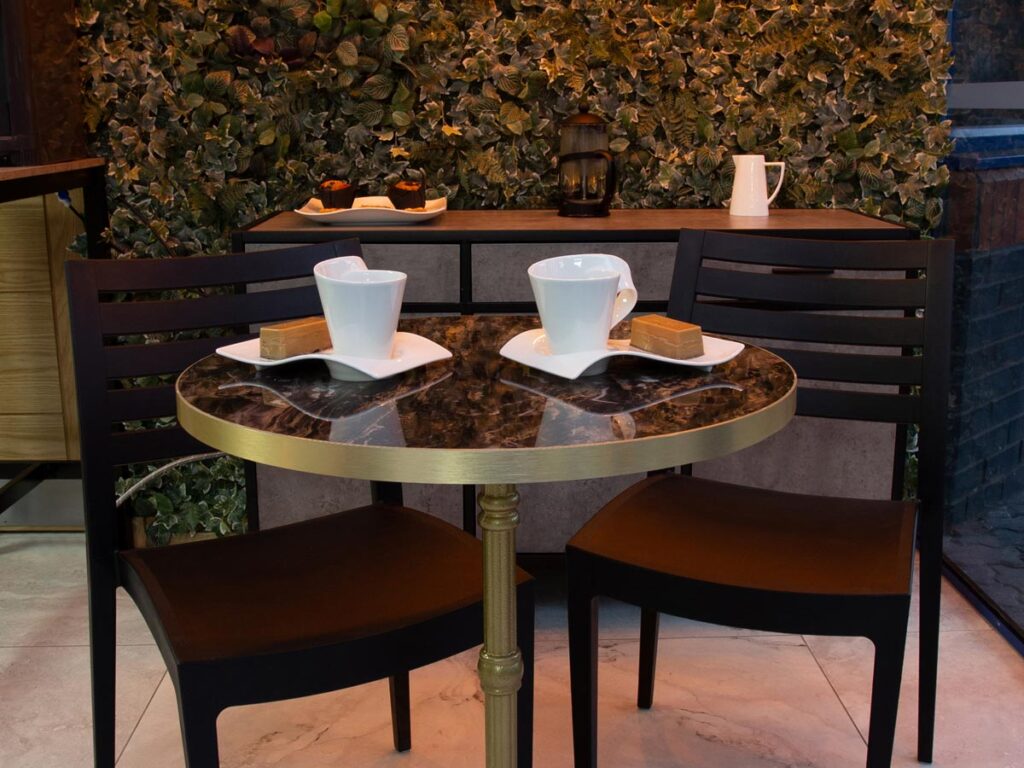 Tuff Top Premium High Gloss 4 Leg Dining Height Table - 2 colours ...