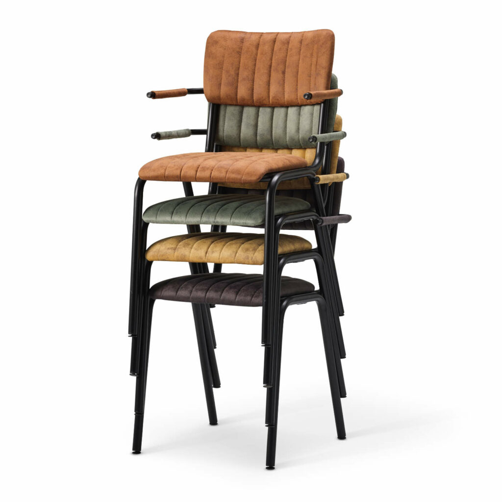 Bourbon Armchair and Round White MFC Forza 2 Seater Set | Simply Tables ...